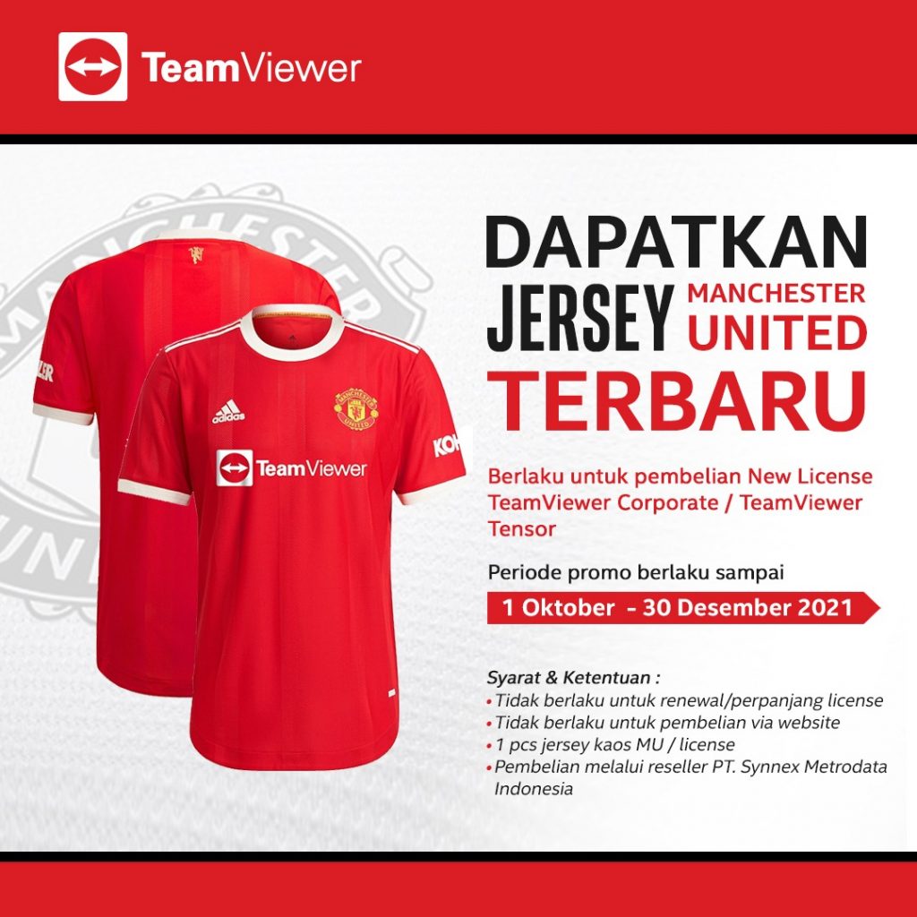 Promo TeamViewer – Jersey MU – Synnex Metrodata Indonesia