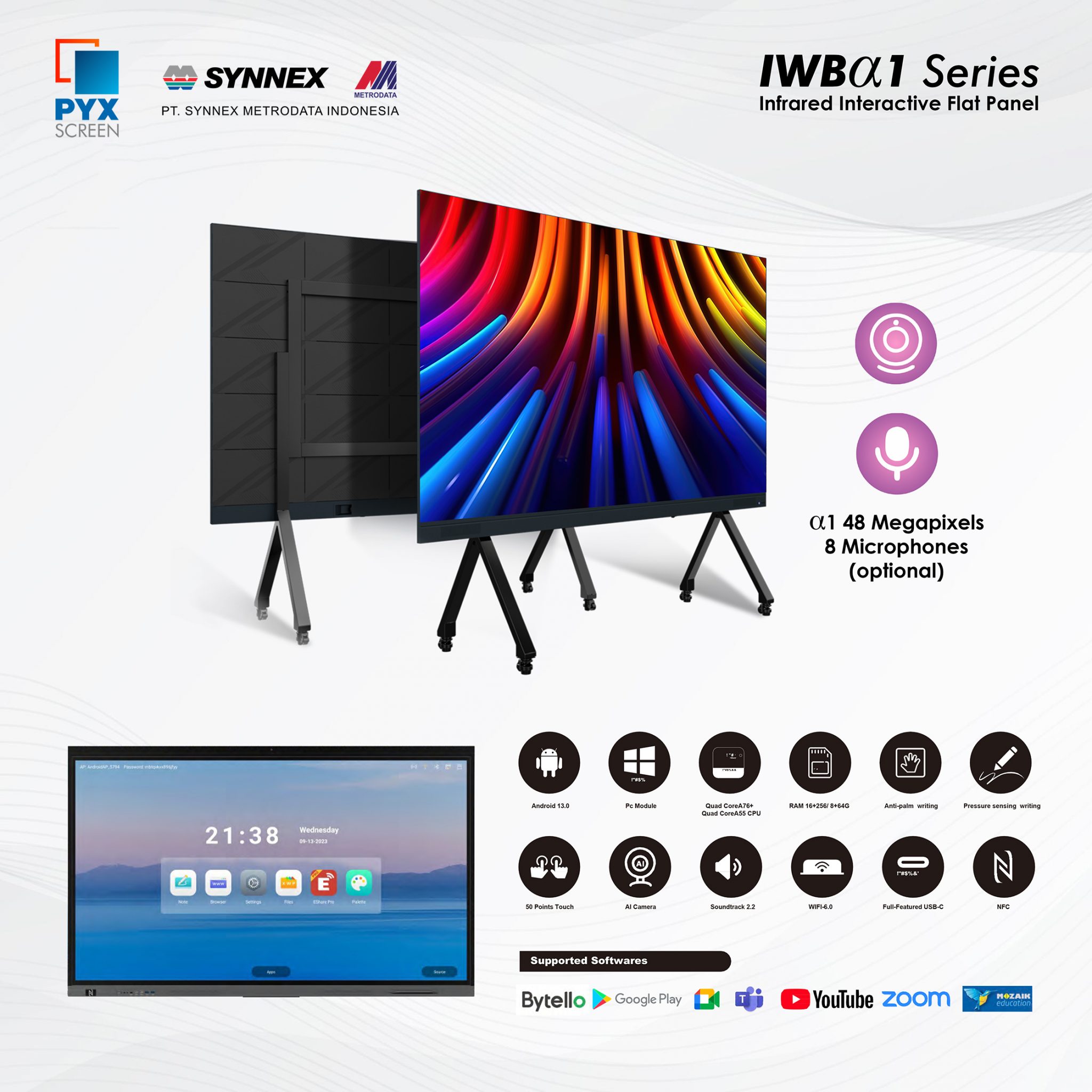 PYX SCREEN : IWB 1 Series – Synnex Metrodata Indonesia