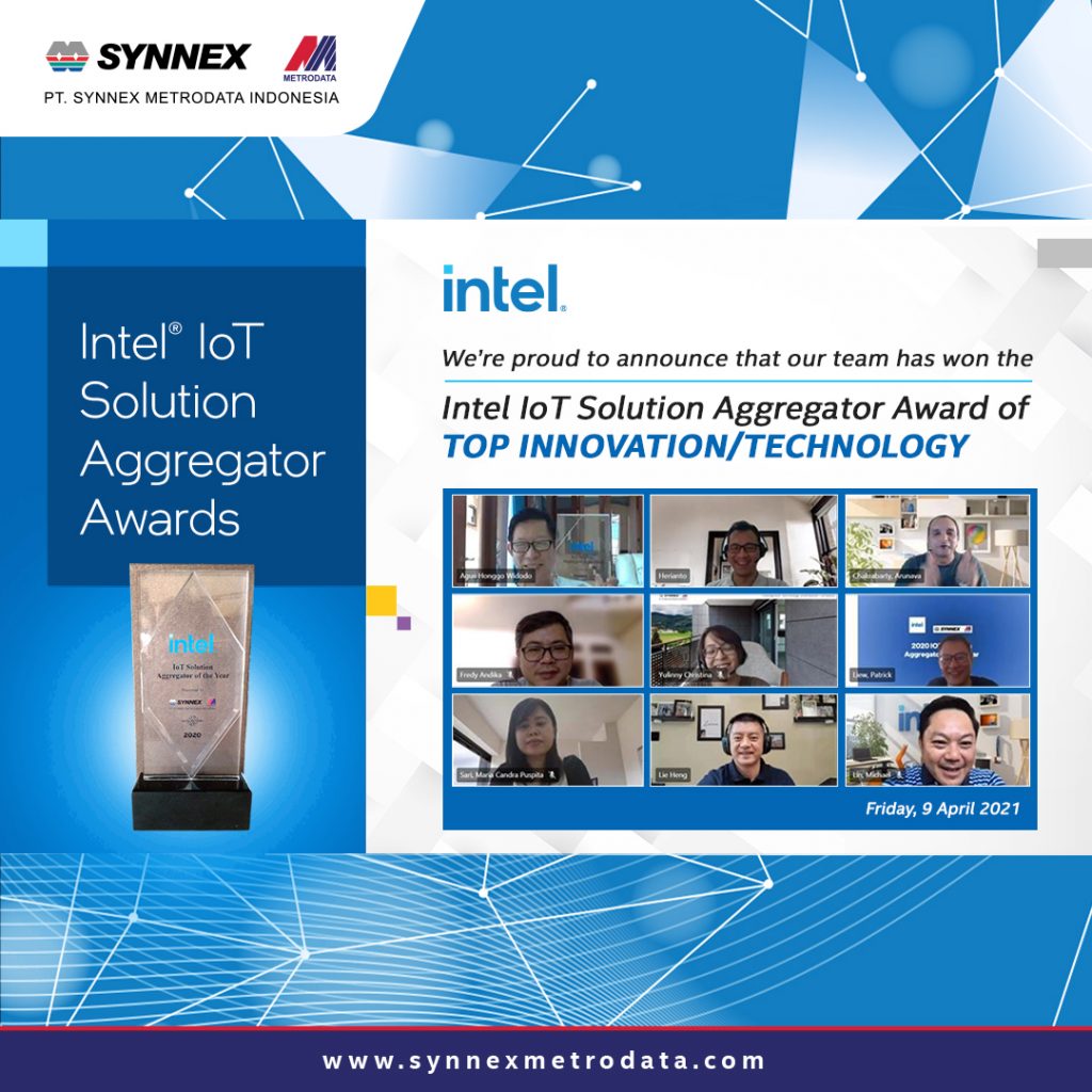Intel IoT Solution Aggregator Awards – Synnex Metrodata Indonesia